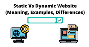 Static Vs Dynamic Website (Meaning, Examples, Differences)